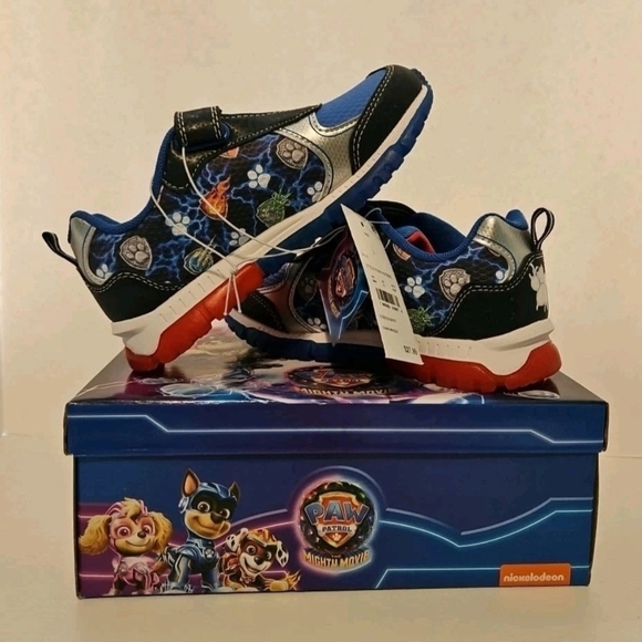 Nickelodeon | Shoes | Nickelodeon Blue And Red Sneakers With Paw Patrol ...